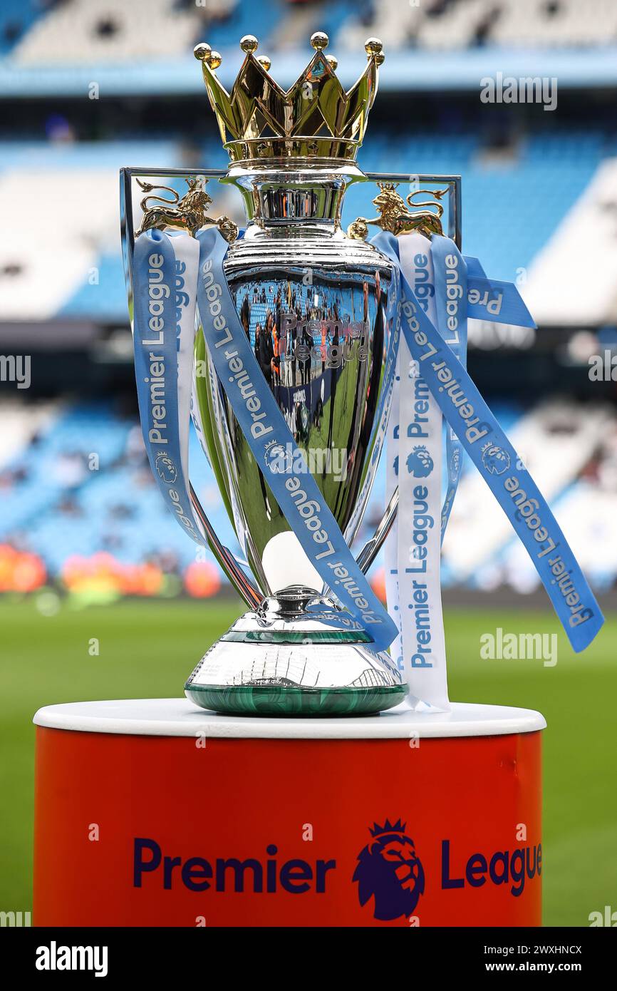 Premier league trophy arsenal hi-res stock photography and images - Alamy