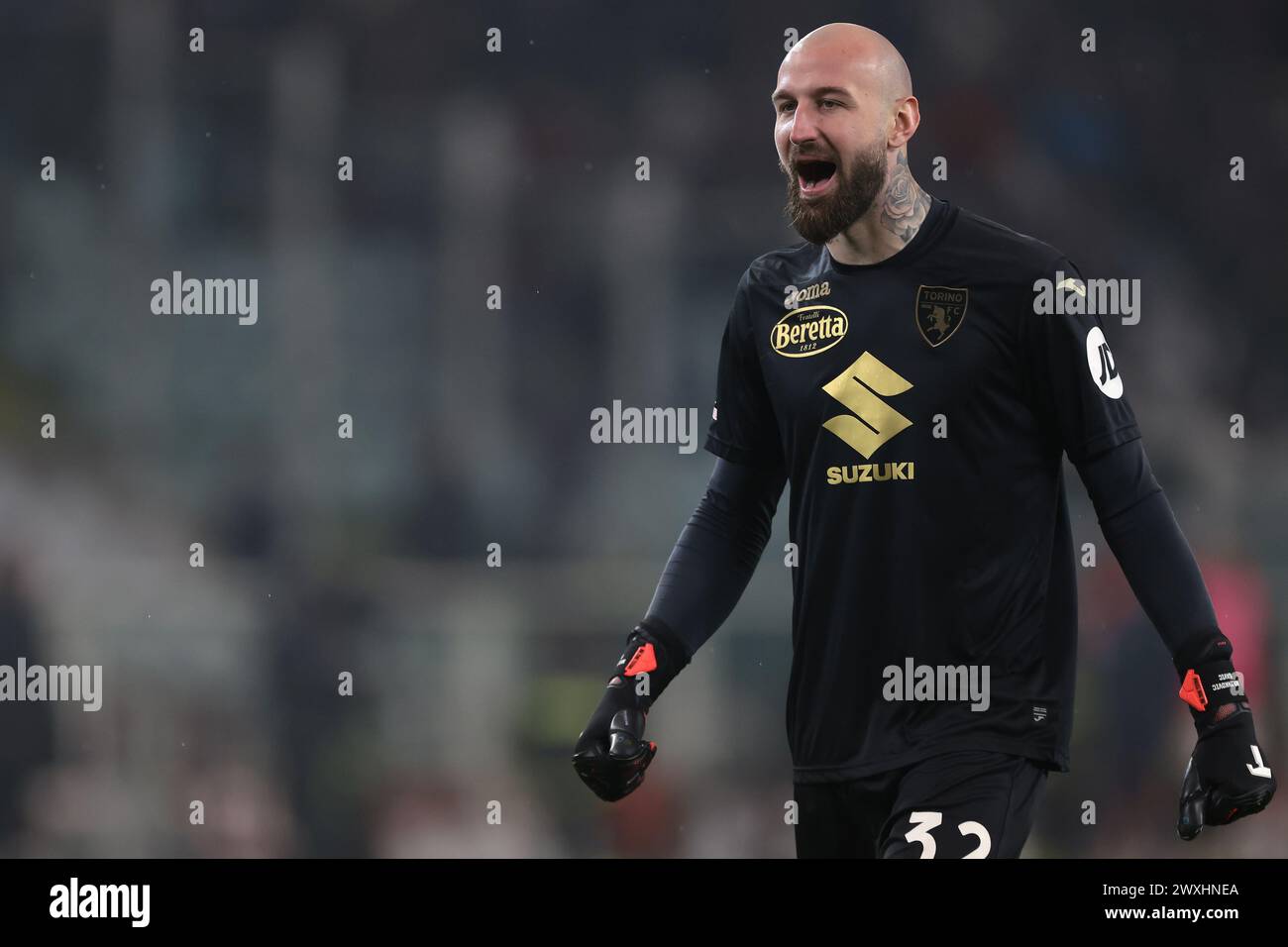 Turin, Italy, 30th March 2024. Vanja Milinkovic-Savic of Torino FC ...