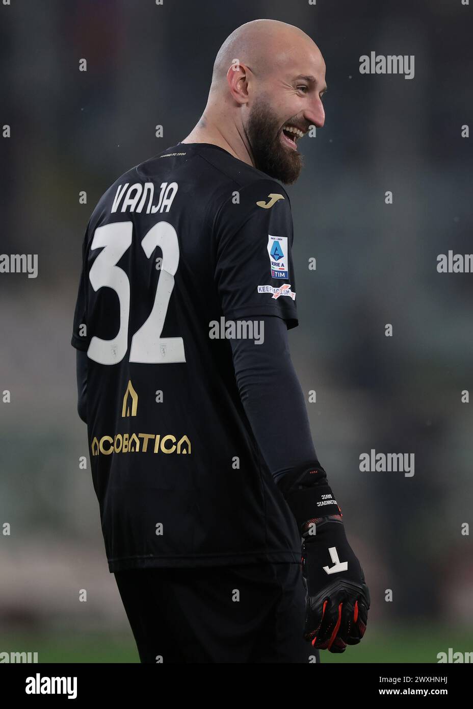 Turin, Italy, 30th March 2024. Vanja Milinkovic-Savic of Torino FC ...