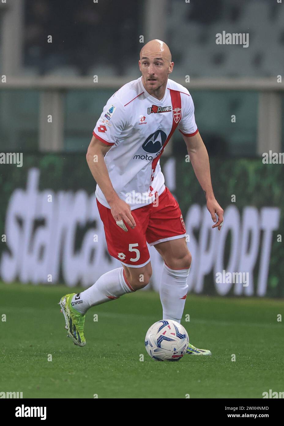 Turin, Italy. 30th Mar, 2024. Luca Caldirola of AC Monza during the ...
