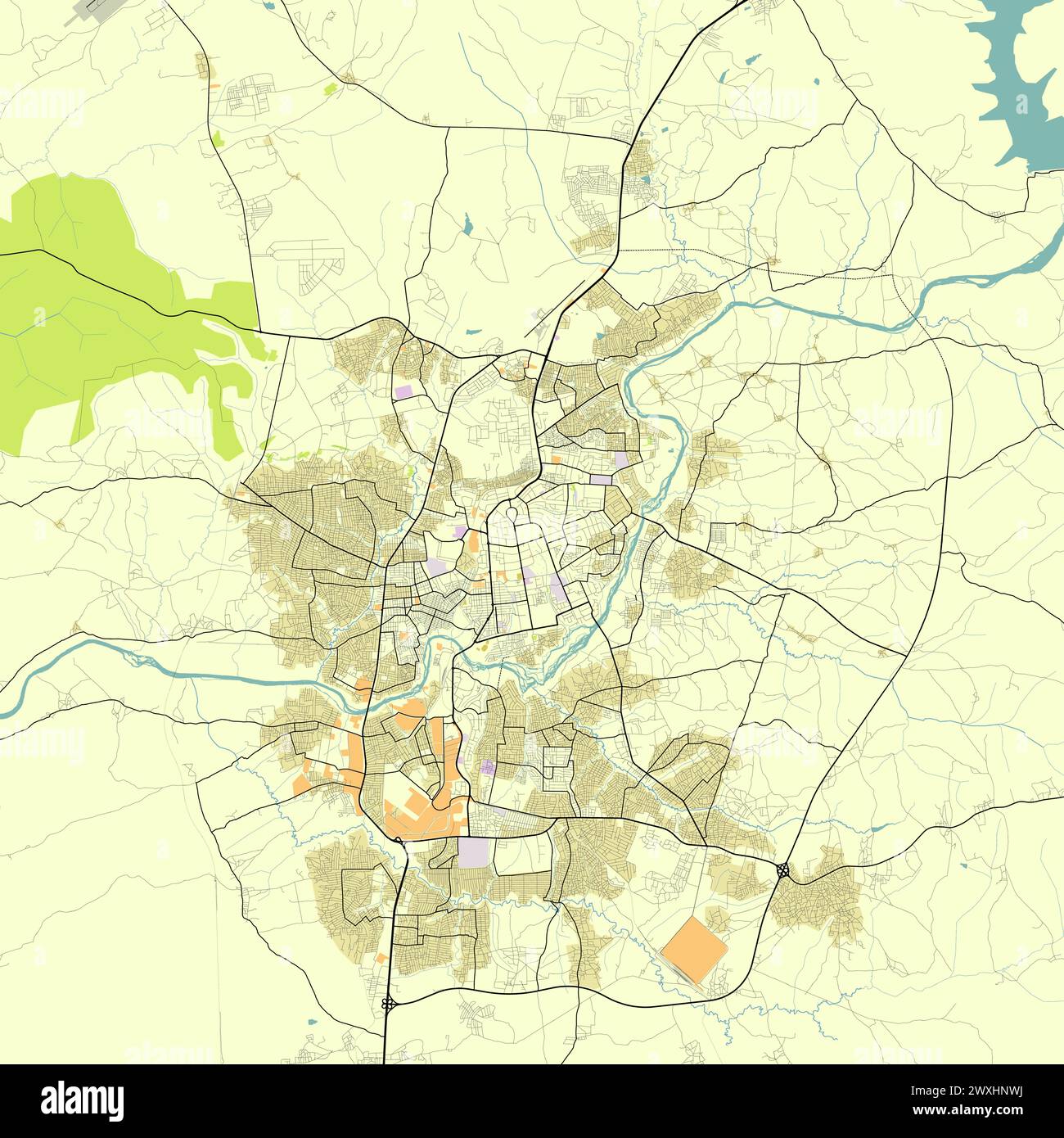Map of kaduna hi-res stock photography and images - Alamy
