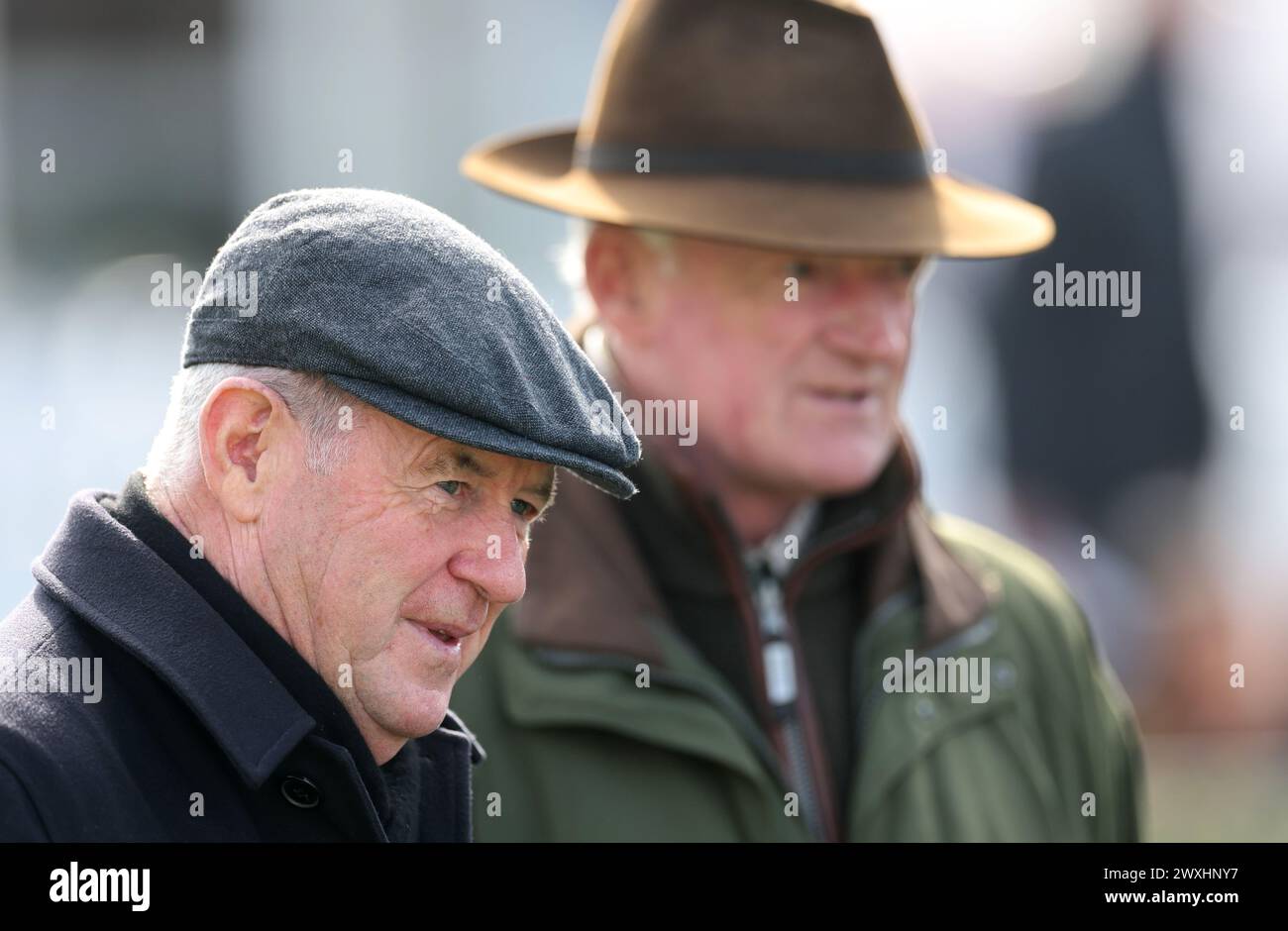 JP McManus and Willie Mullins during the Fairyhouse Easter Festival ...