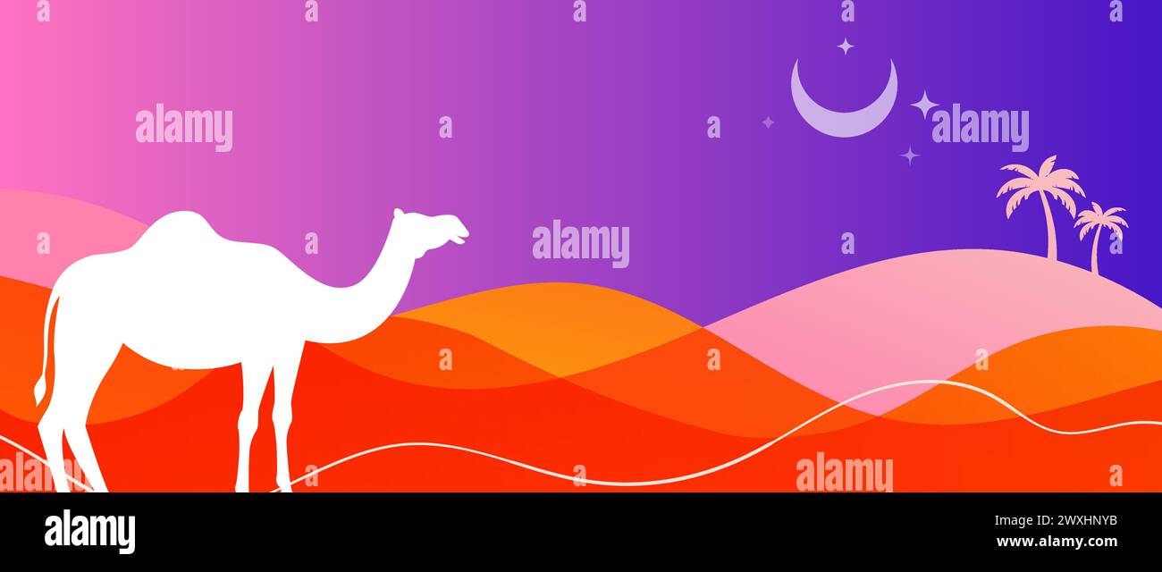 Eid Al Adha design. Celebration of Muslim holiday the sacrifice ...