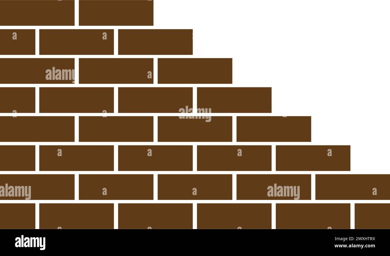 Pile of bricks icon,vector illustration design template background ...