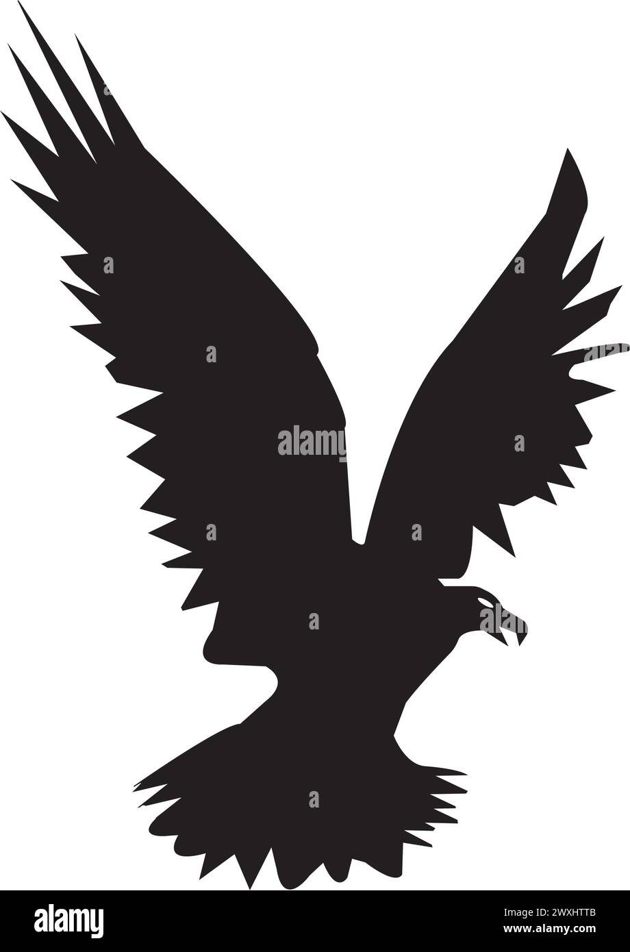 flying eagle icon vector illustration symbol design Stock Vector Image ...