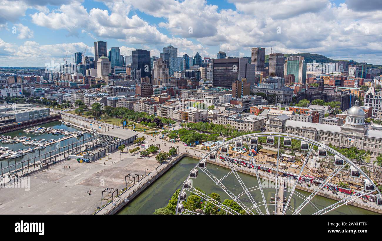 Old port montreal big wheel hi-res stock photography and images - Alamy