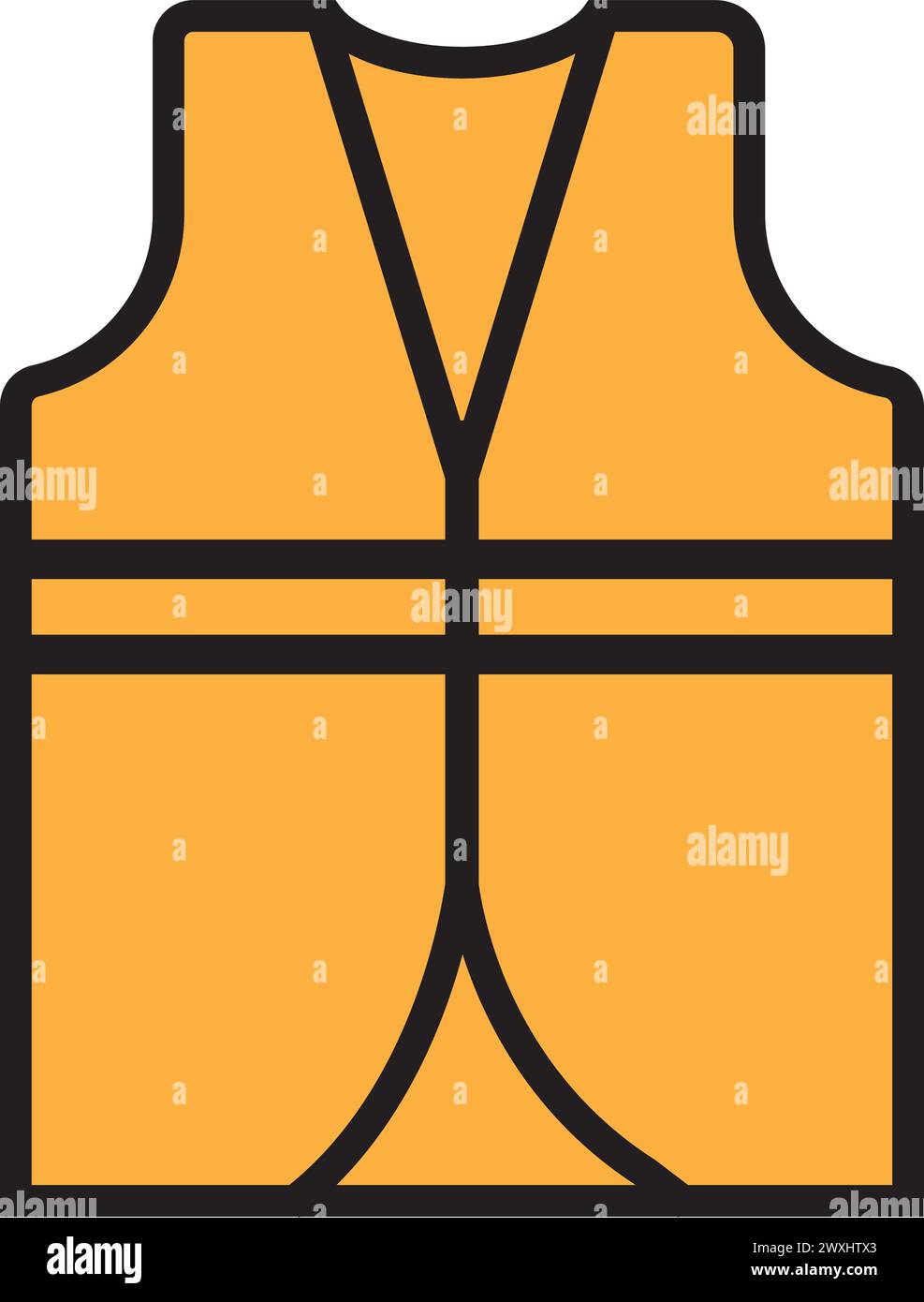 construction worker vest icon,vector illustration logo design Stock ...