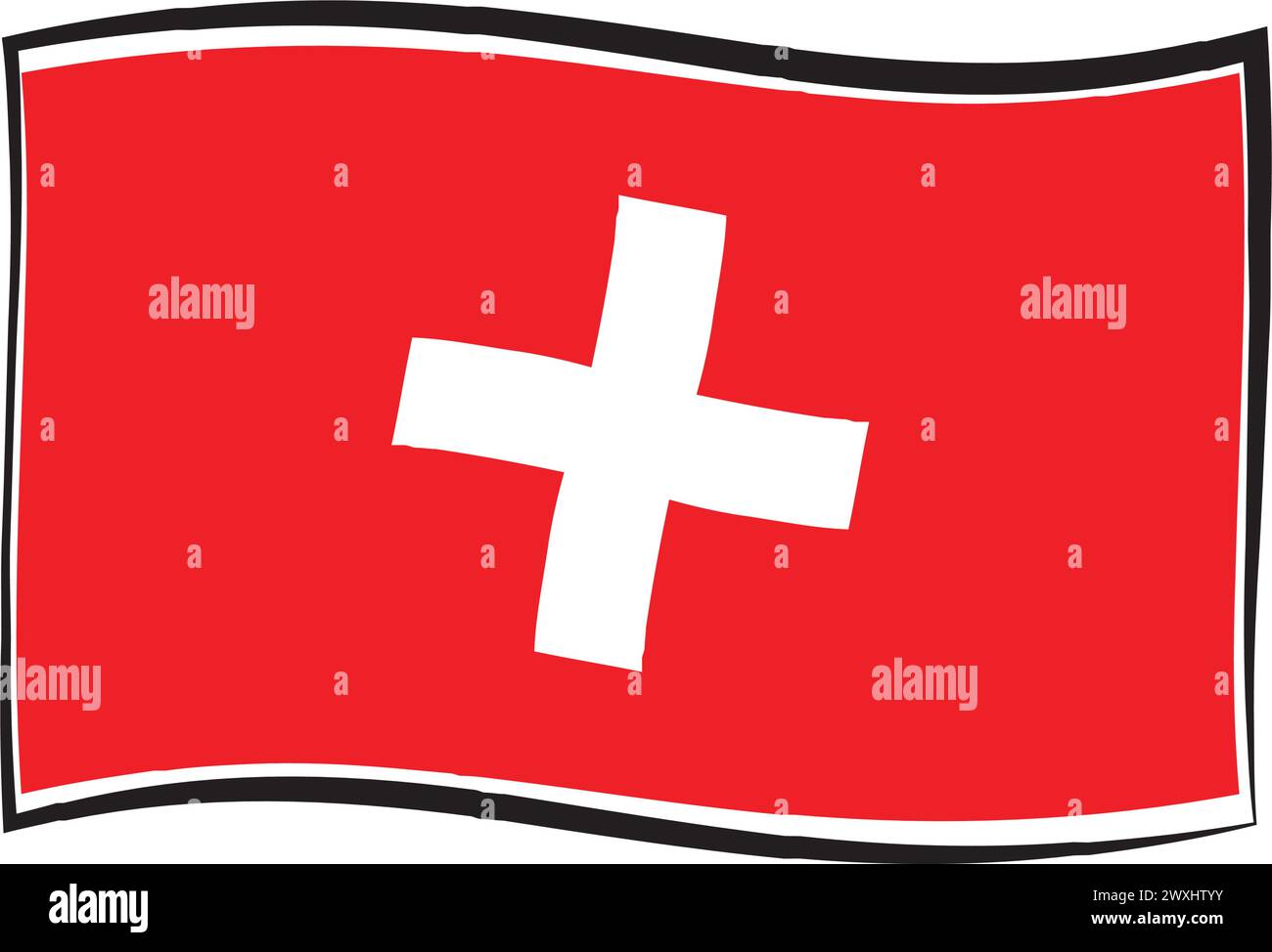 swiss flag icon vector illustration symbol design Stock Vector Image ...