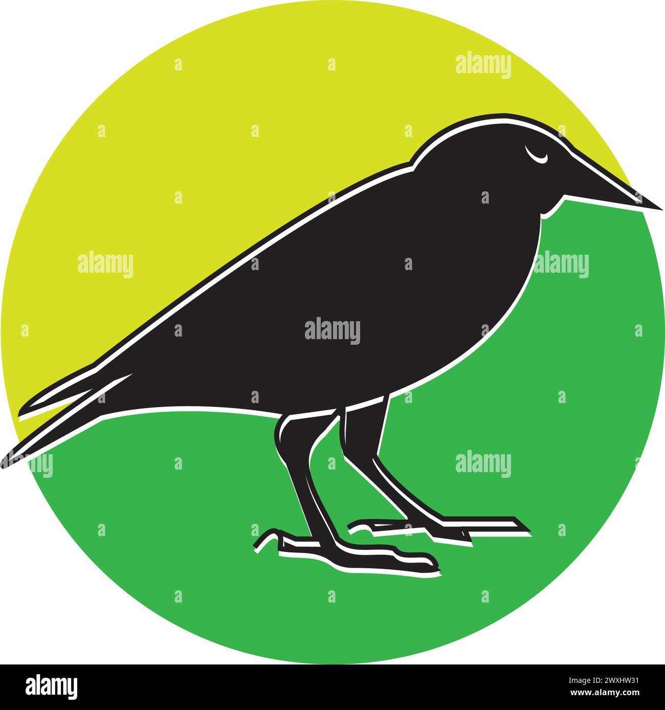 common starling icon vector illustration simple design Stock Vector ...