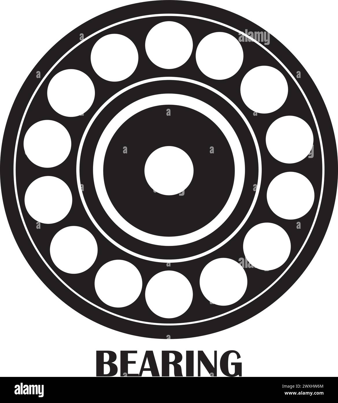 bearing icon vector illustration simple design Stock Vector Image & Art ...