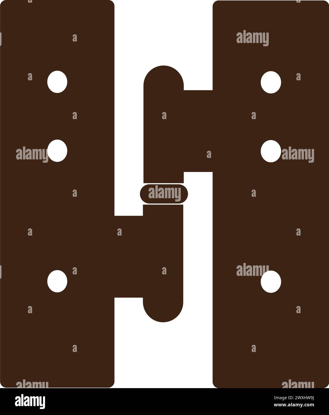 Door hinge icon design template. Trendy style Stock Vector Image & Art ...