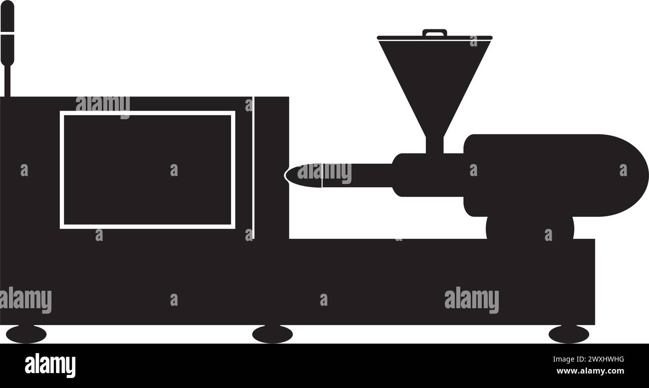 Vector diagram of an electric or hydraulic injection molding machine ...