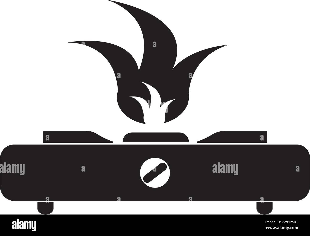 Hob logo design Stock Vector Images - Alamy