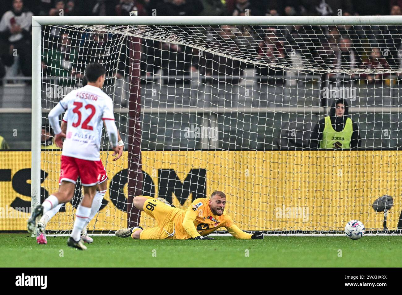 Torino, Italy. 30th Mar, 2024. Goalkeeper Michele Di Gregorio (16 AC ...