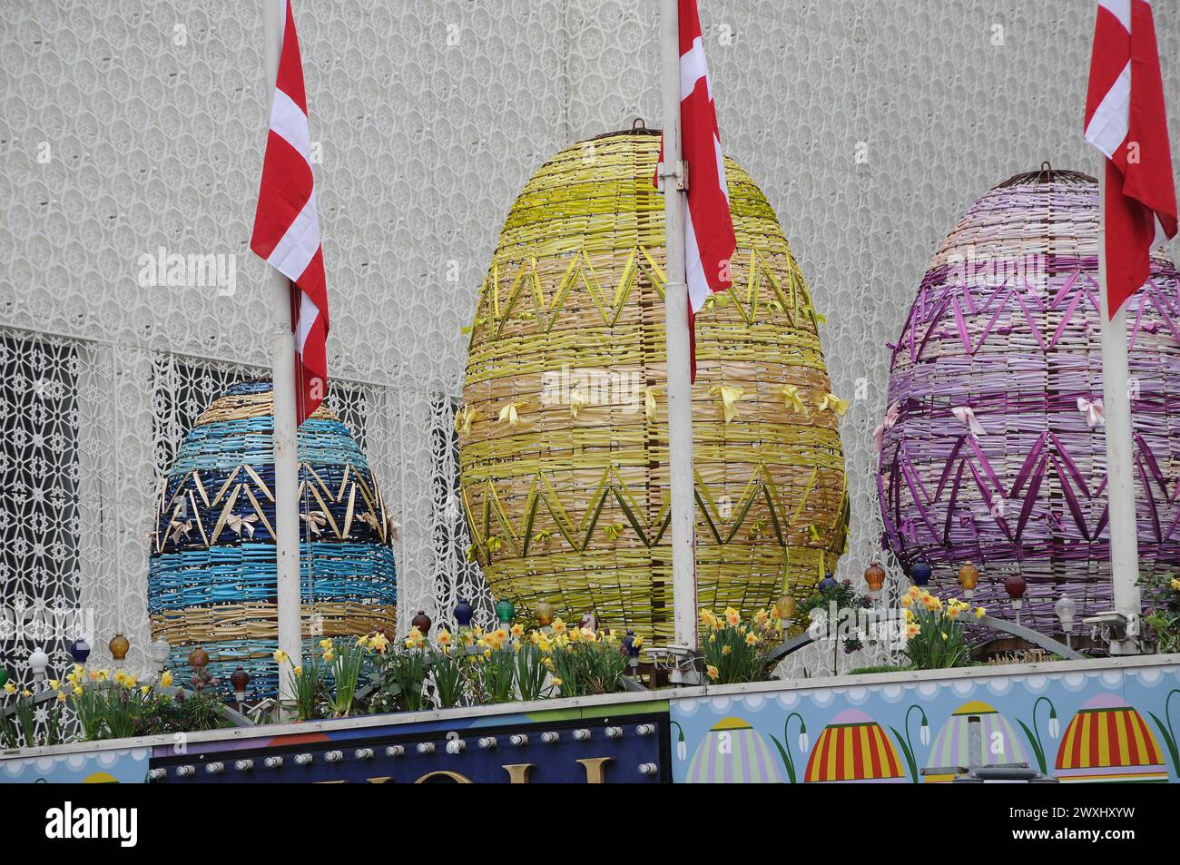 Copenhagen, Denmark /31 March 2024/Visitors enjoy easter sunday in ...