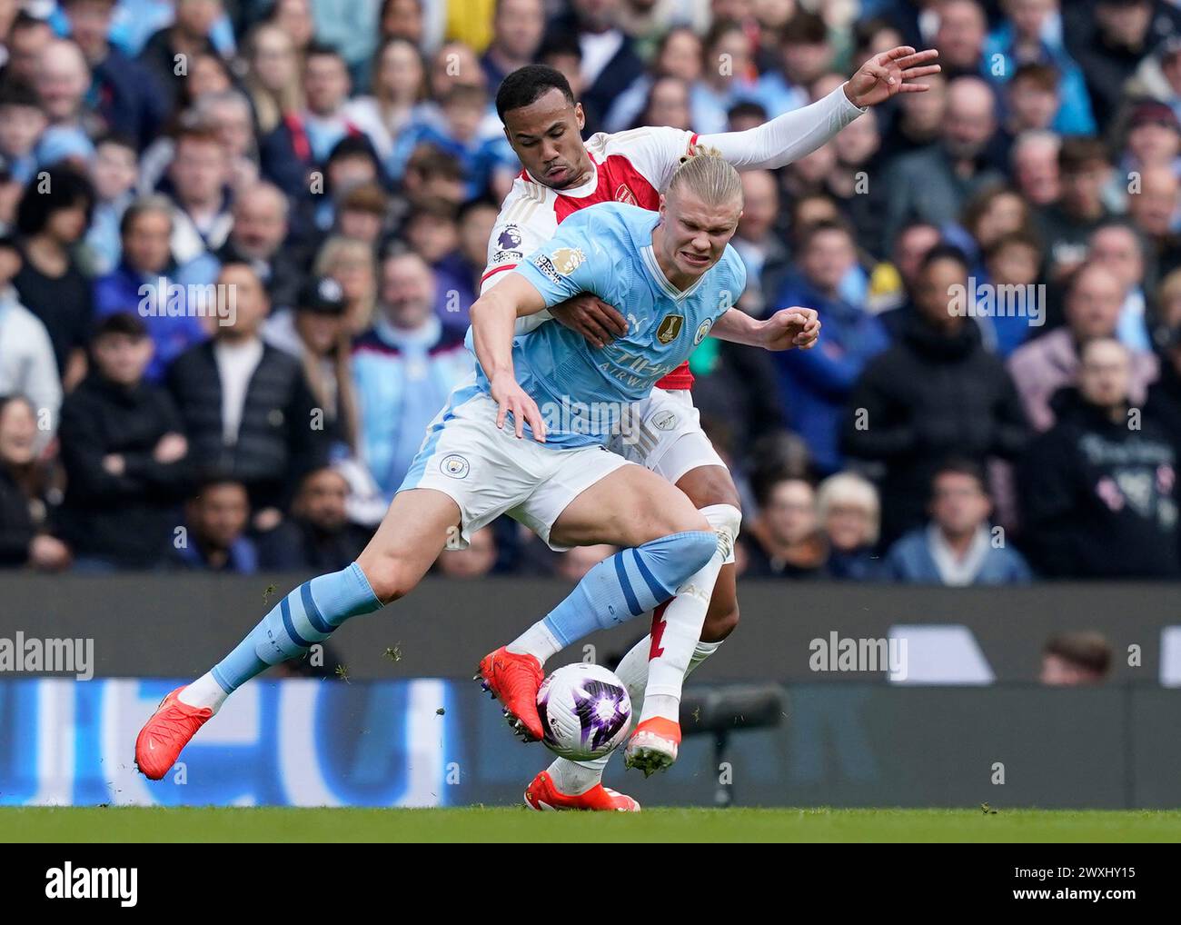 Erling haaland 2024 arsenal hi-res stock photography and images - Alamy