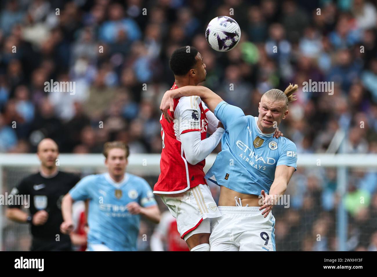 Erling haaland 2024 arsenal hi-res stock photography and images - Alamy