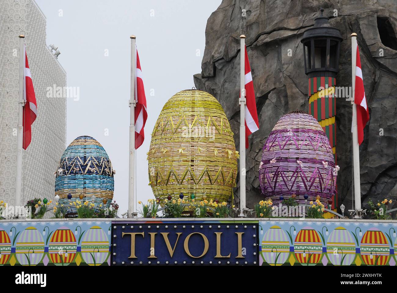 Copenhagen, Denmark /31 March 2024/Visitors enjoy easter sunday in ...