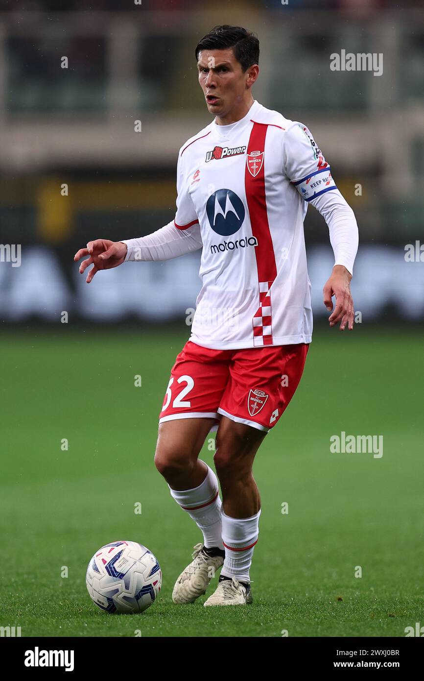 Matteo Pessina of Ac Monza in action during the Serie A match beetween ...
