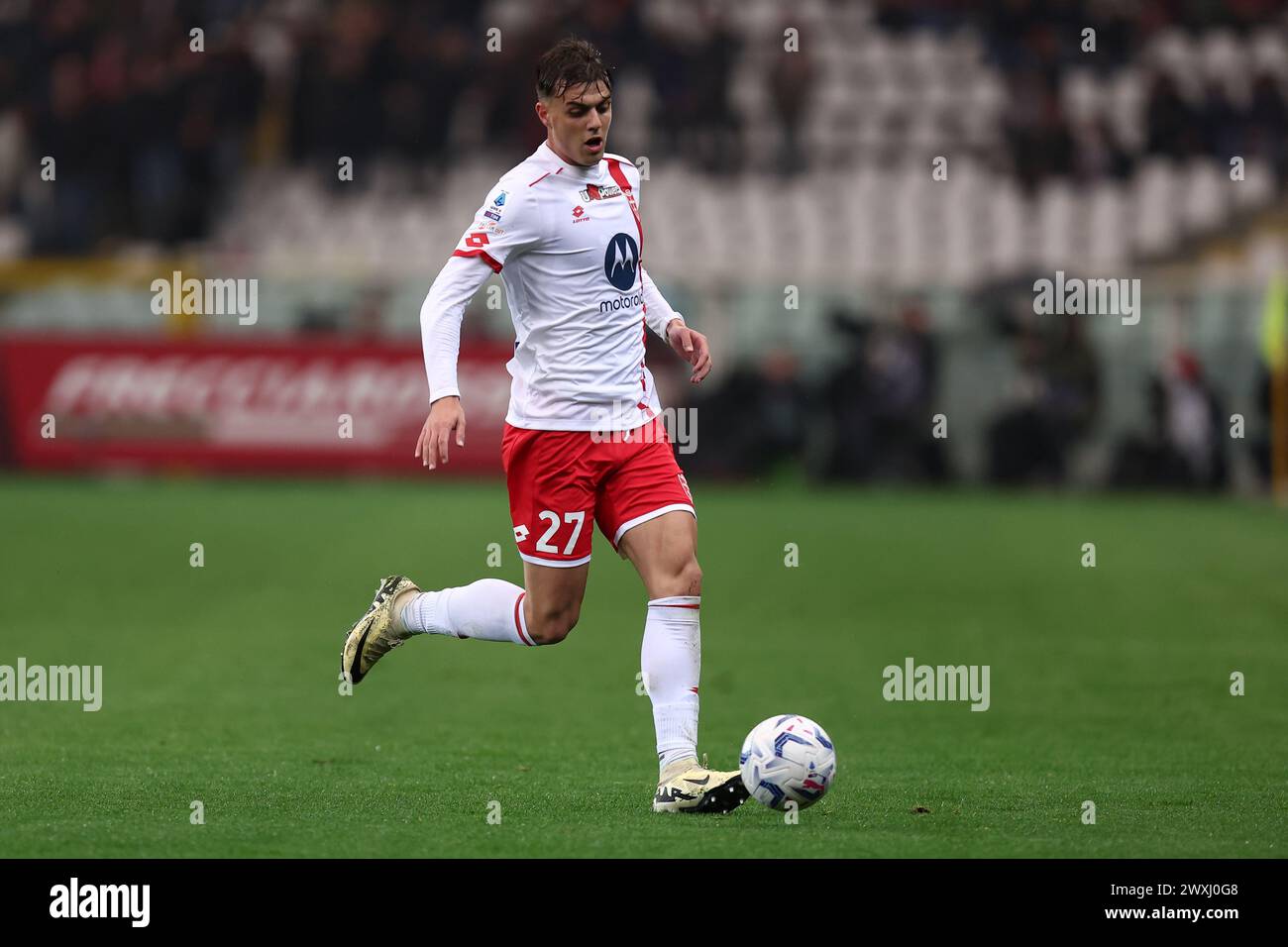 Daniel Maldini of Ac Monza in action during the Serie A match beetween ...