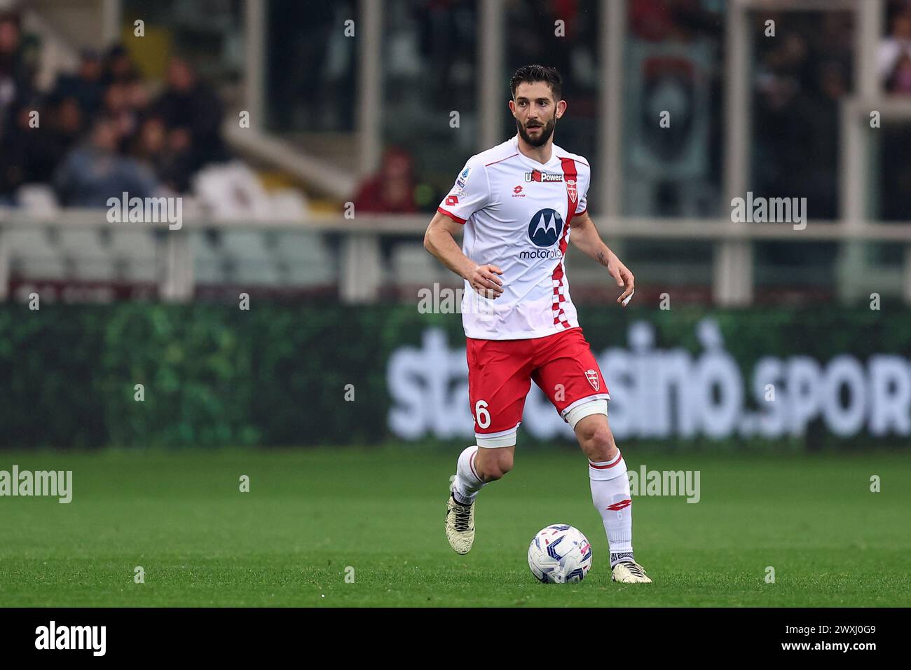Roberto Gagliardini of Ac Monza in action during the Serie A match ...
