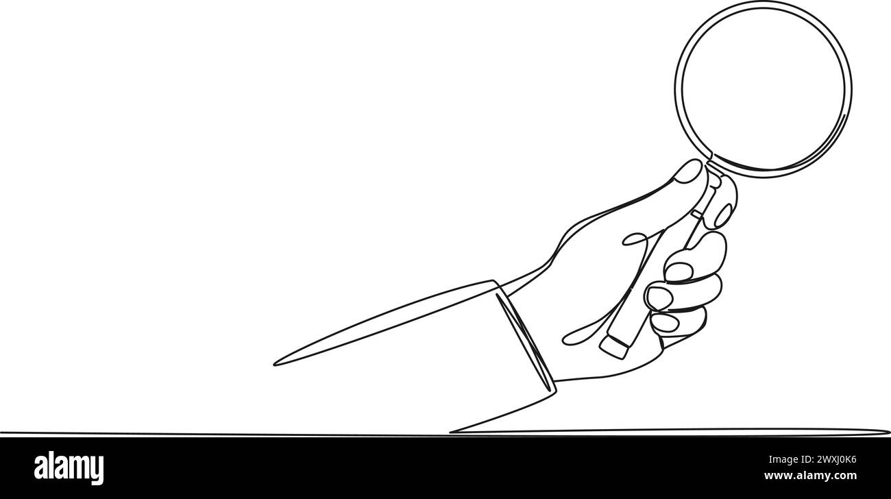 Magnifying Glass Line Art at Joel Kates blog