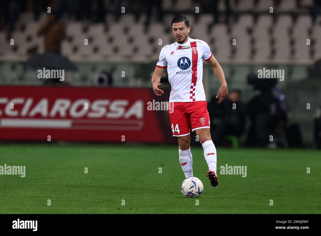 Andrea Carboni of Ac Monza in action during the Serie A match beetween ...