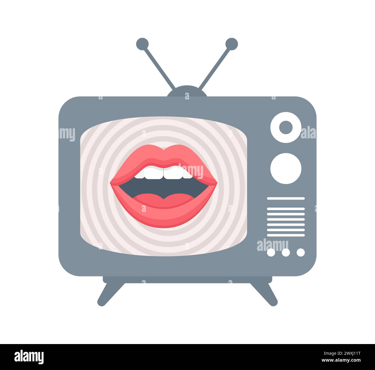 Control our mouth Stock Vector Images - Alamy