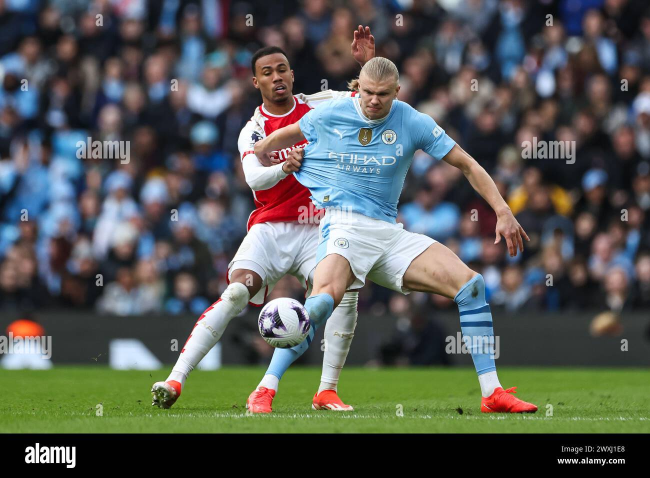 Erling haaland 2024 arsenal hi-res stock photography and images - Alamy