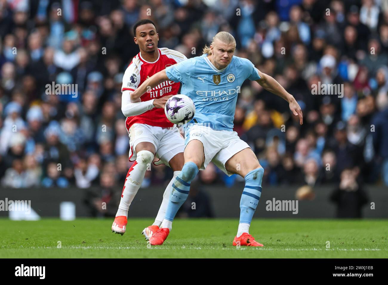 Erling haaland 2024 arsenal hi-res stock photography and images - Alamy