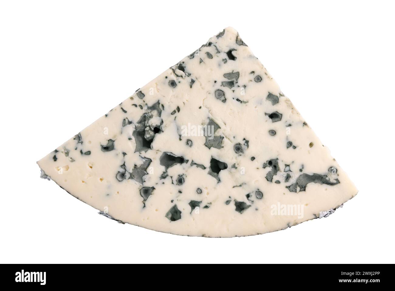 blue mold cheese isolated on white background with clipping path ...