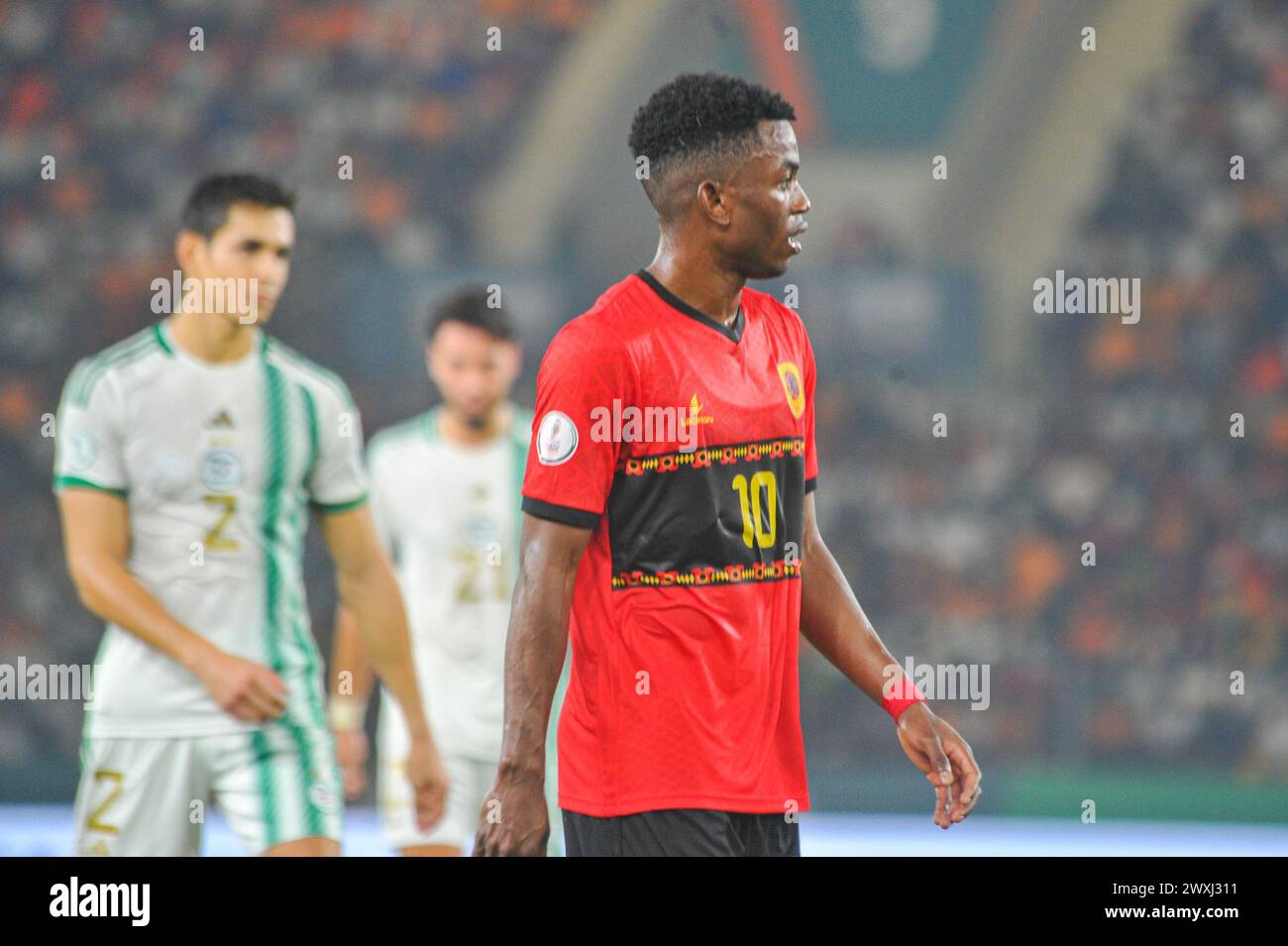 ABIDJAN, COTE D'IVORE - JANUARY 15; Gelson Dala of Angola during the ...