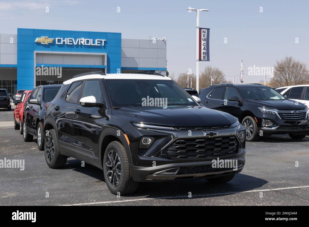 Noblesville - March 28, 2024: Chevrolet Trailblazer Activ display at a ...