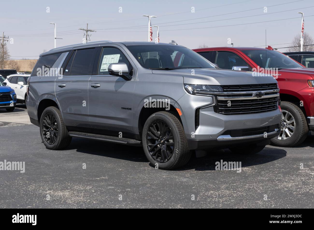 Noblesville - March 28, 2024: Chevrolet Tahoe 4WD LT display at a ...