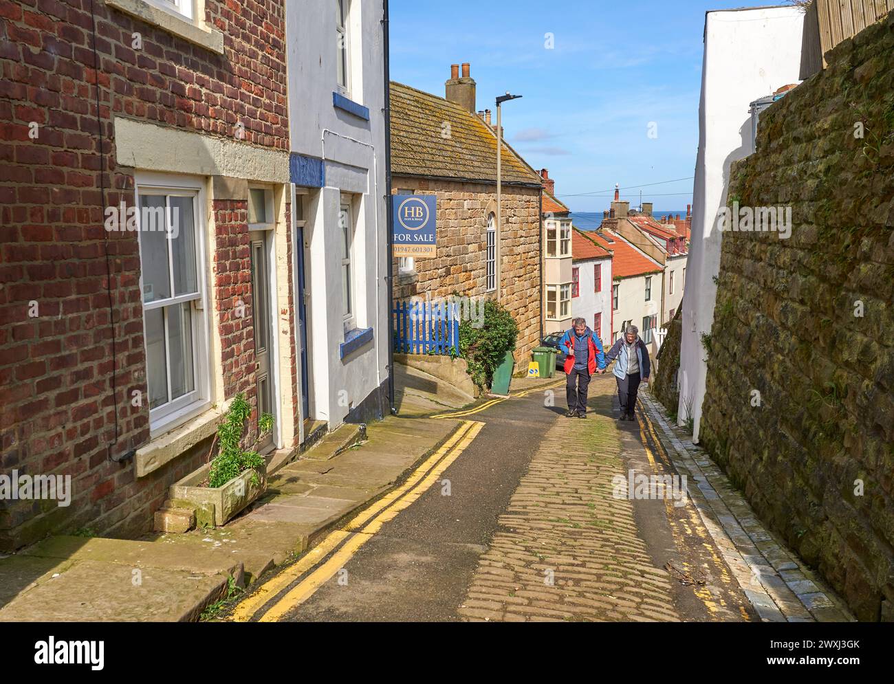 Staithes old town hi-res stock photography and images - Alamy