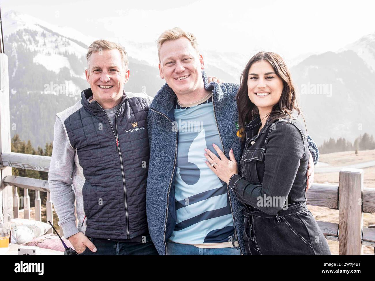 29.03.2024, Saalbach, AUT, Unterwegs in Salzburg, Knossis Erster APRES ...