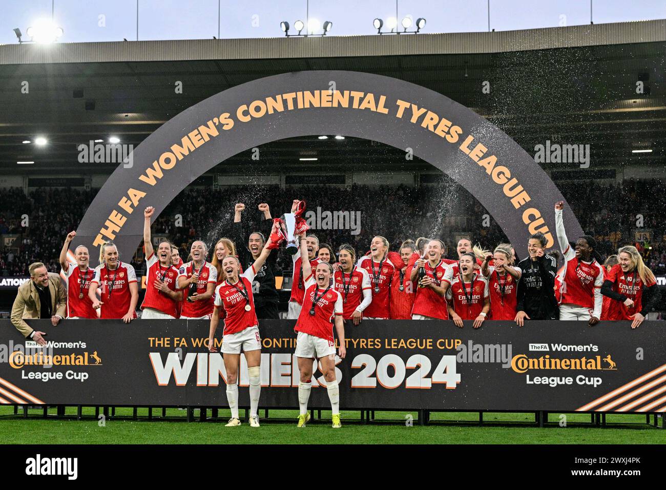 Women's fa cup trophy 2024 hi-res stock photography and images - Alamy