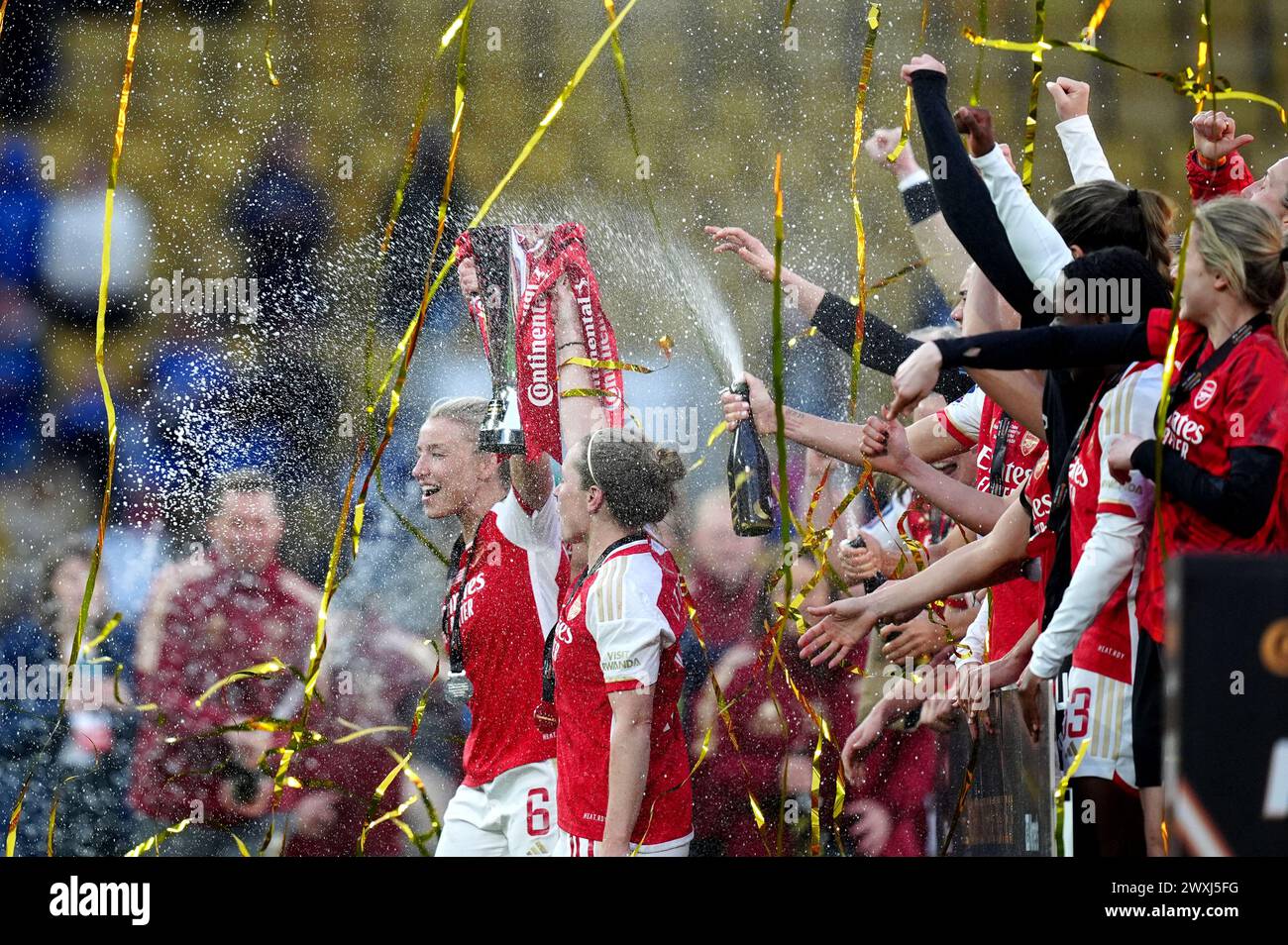 Women's fa cup trophy 2024 hi-res stock photography and images - Alamy