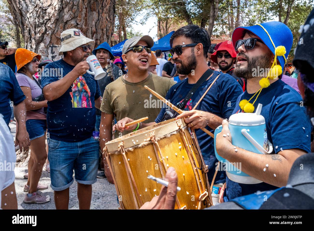 Young People In The Main Square Singing Traditional Songs At The Annual ...