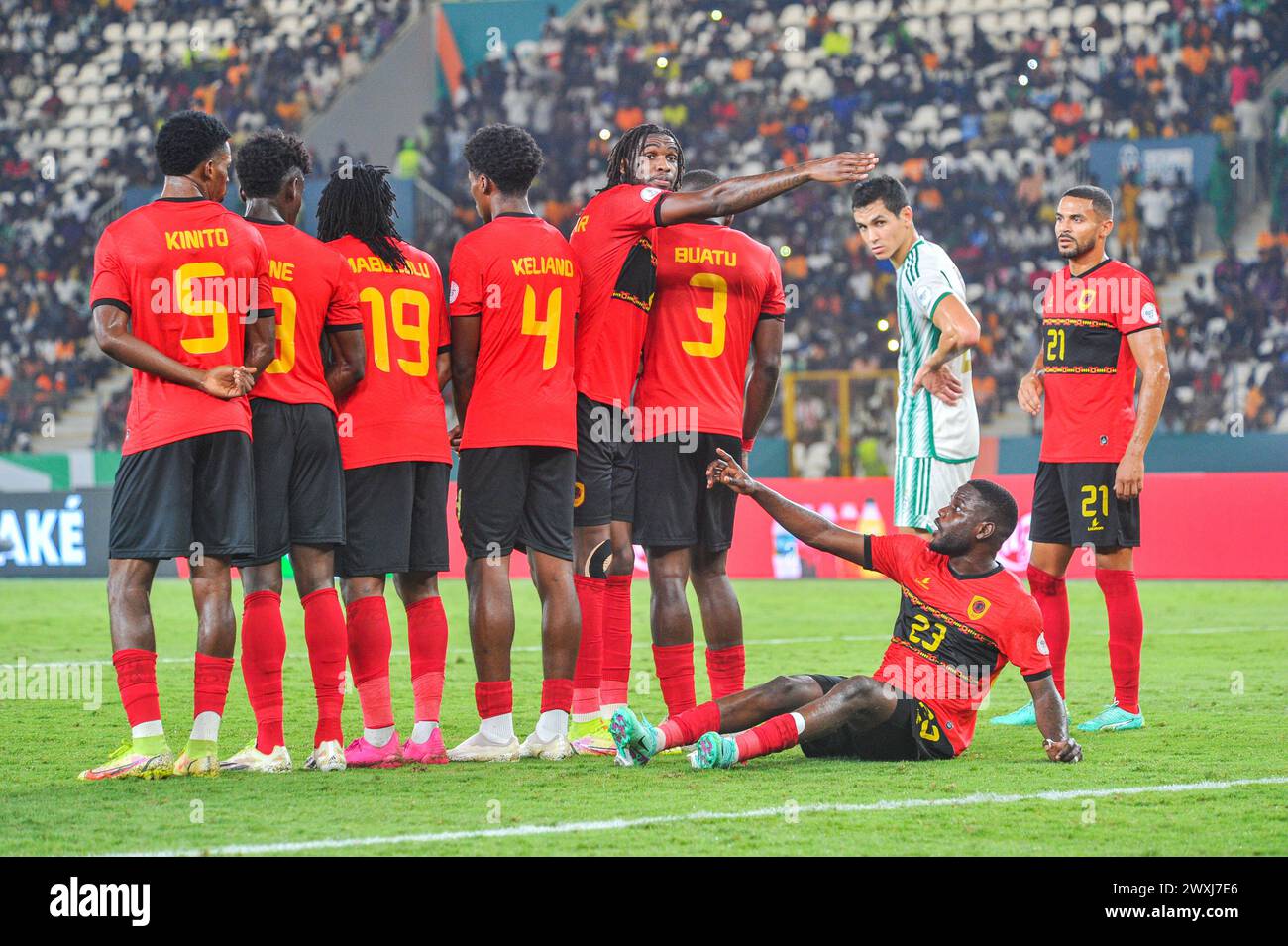 ABIDJAN, COTE D'IVORE - JANUARY 15; Angola-Manuel Luis Da Silva ...