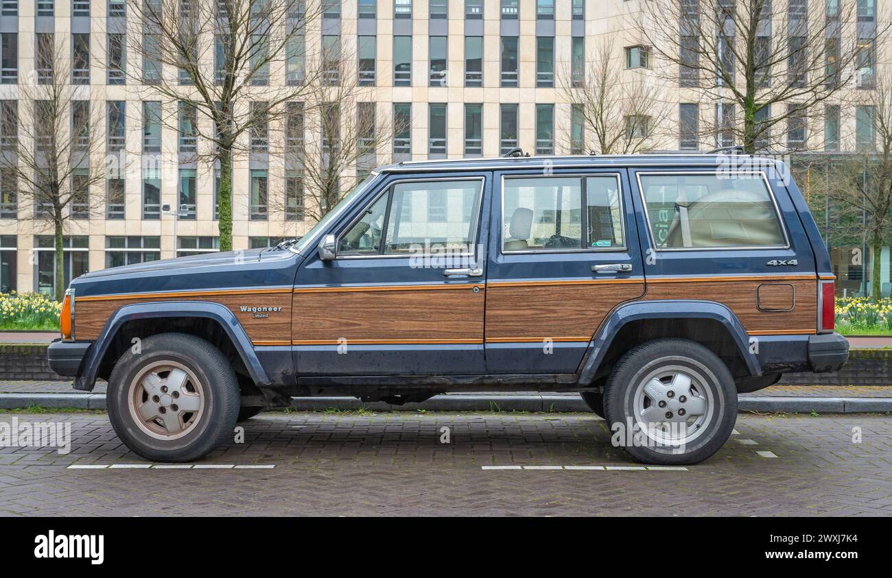 Amsterdam, The Netherlands, 30.03.2024, Side view of classic sport ...