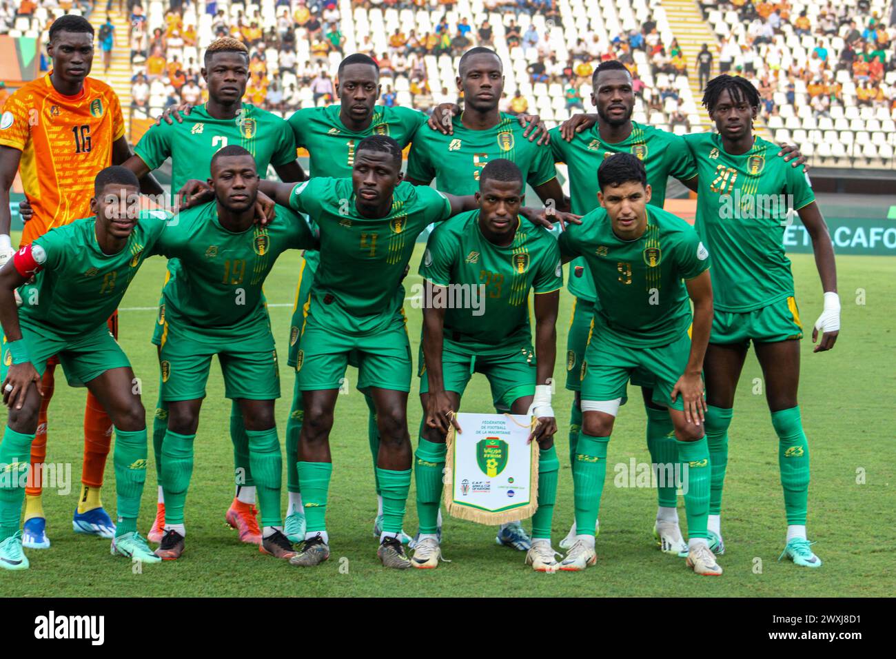ABIDJAN, COTE D IVOIRE - JANUARY 29; Mauritania during the ...