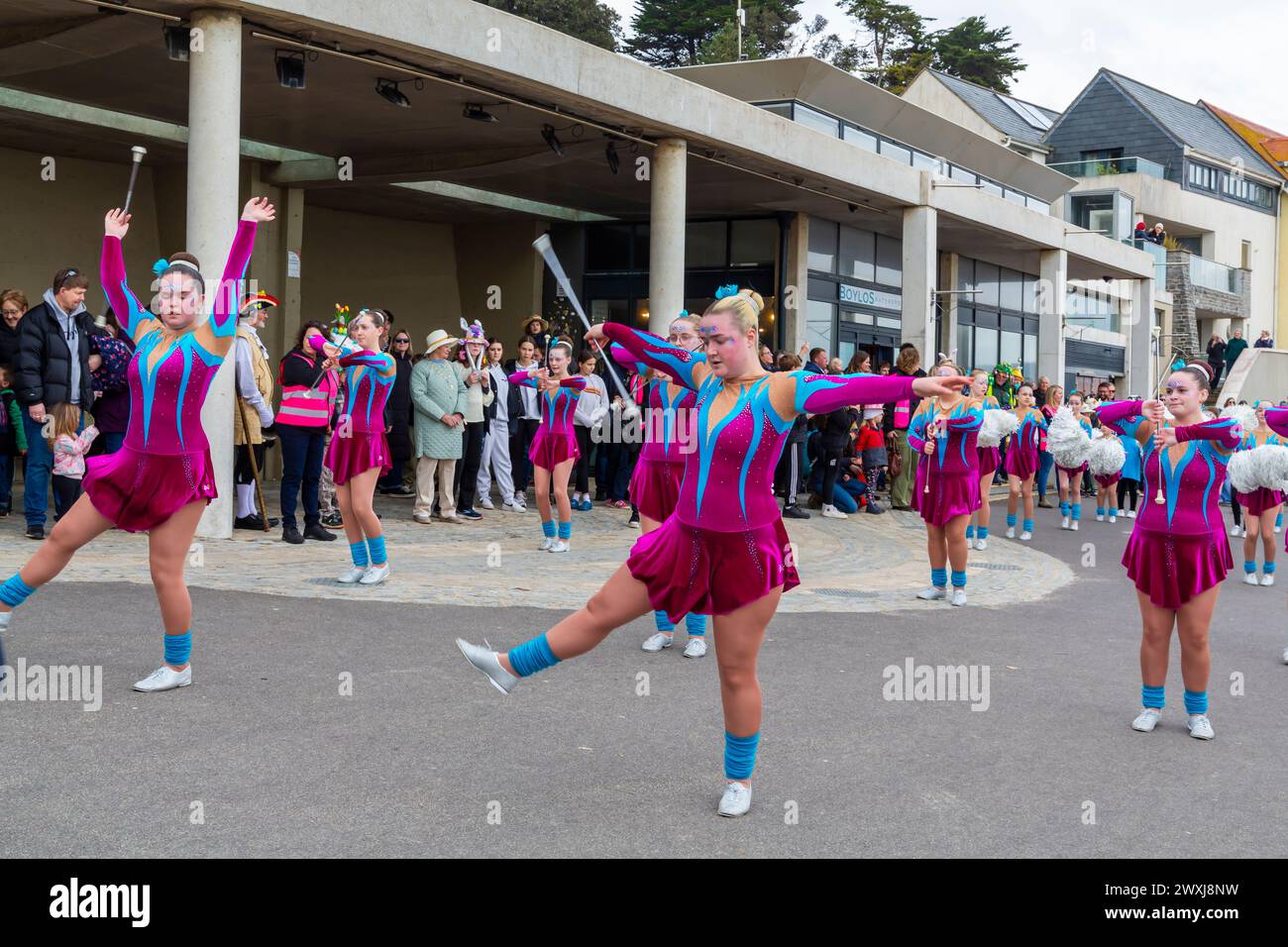 Lyme regis majorettes hi-res stock photography and images - Alamy