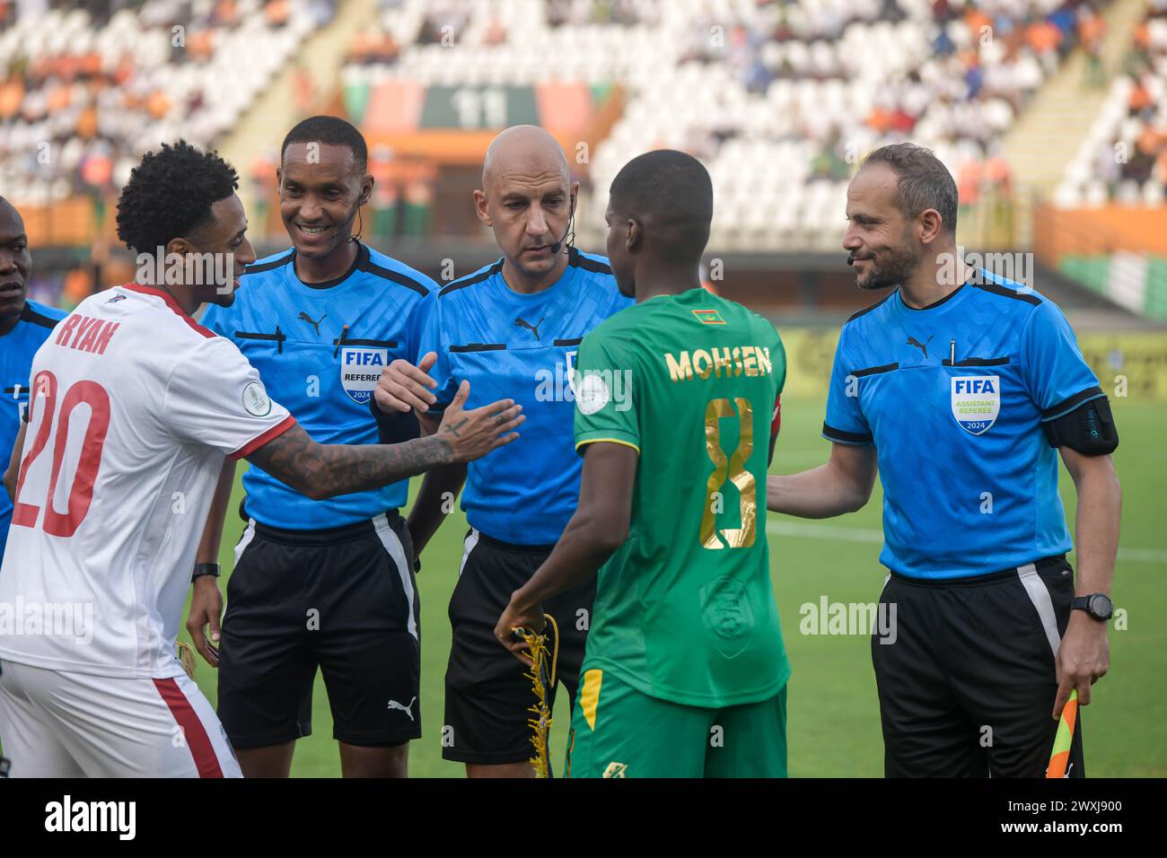 ABIDJAN, COTE D IVOIRE - JANUARY 29; Cape Verde and Mauritania during ...