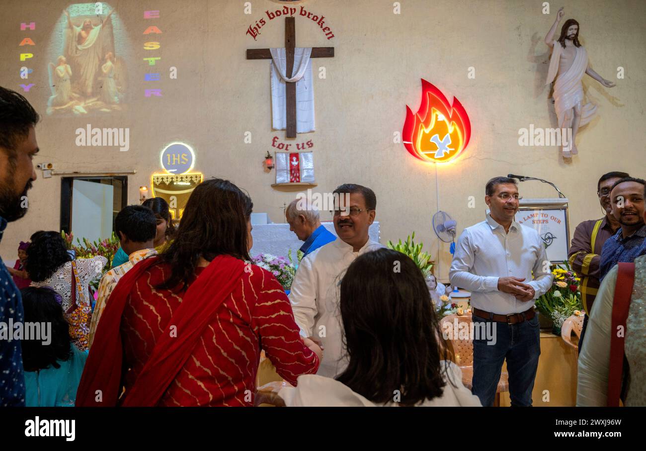 Mumbai, India. 31st Mar, 2024. MUMBAI, INDIA - MARCH 31: Catholic ...