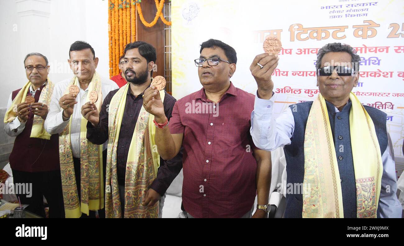 Patna, India. 31st Mar, 2024. PATNA, INDIA - MARCH 31: Chief Postmaster ...