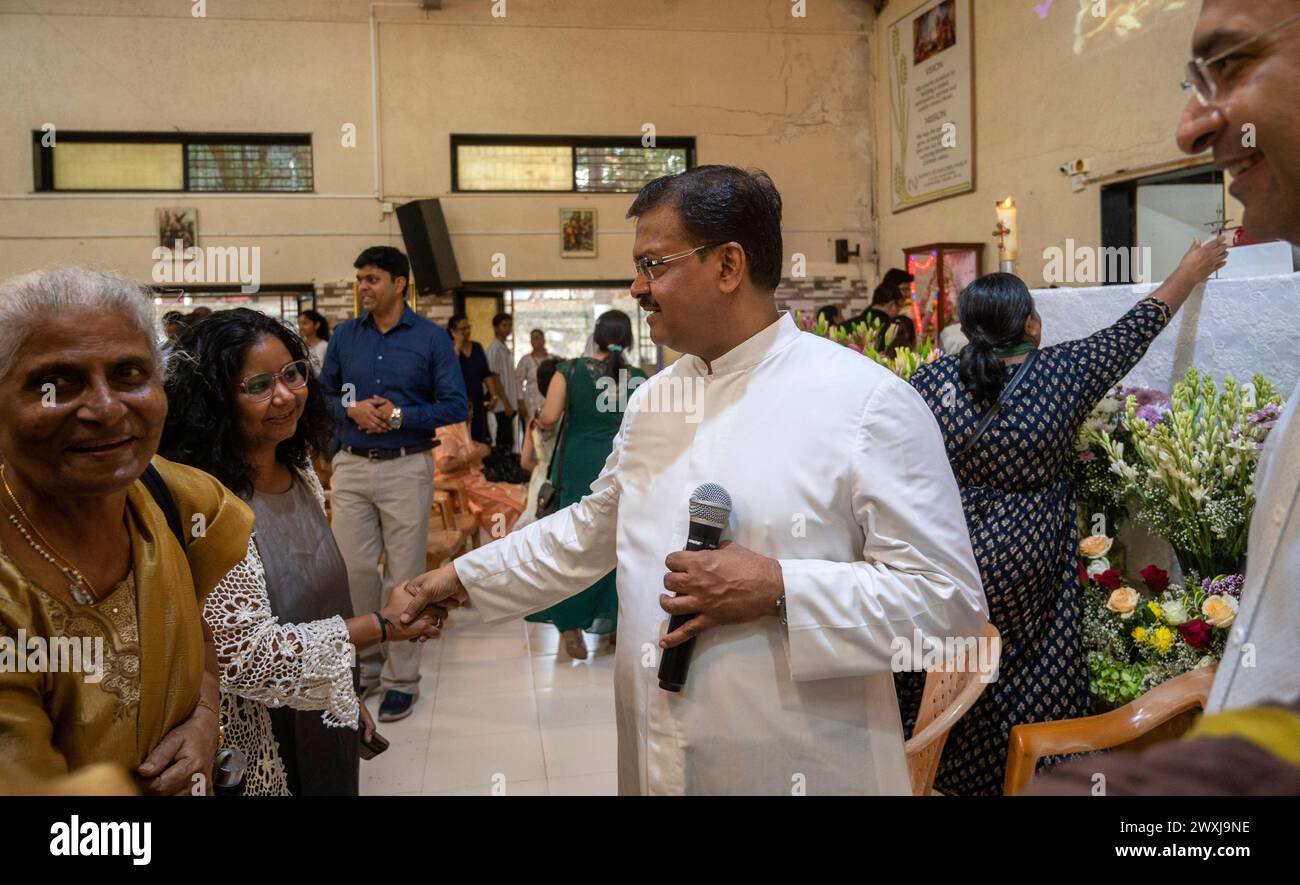 Mumbai, India. 31st Mar, 2024. MUMBAI, INDIA - MARCH 31: Catholic ...
