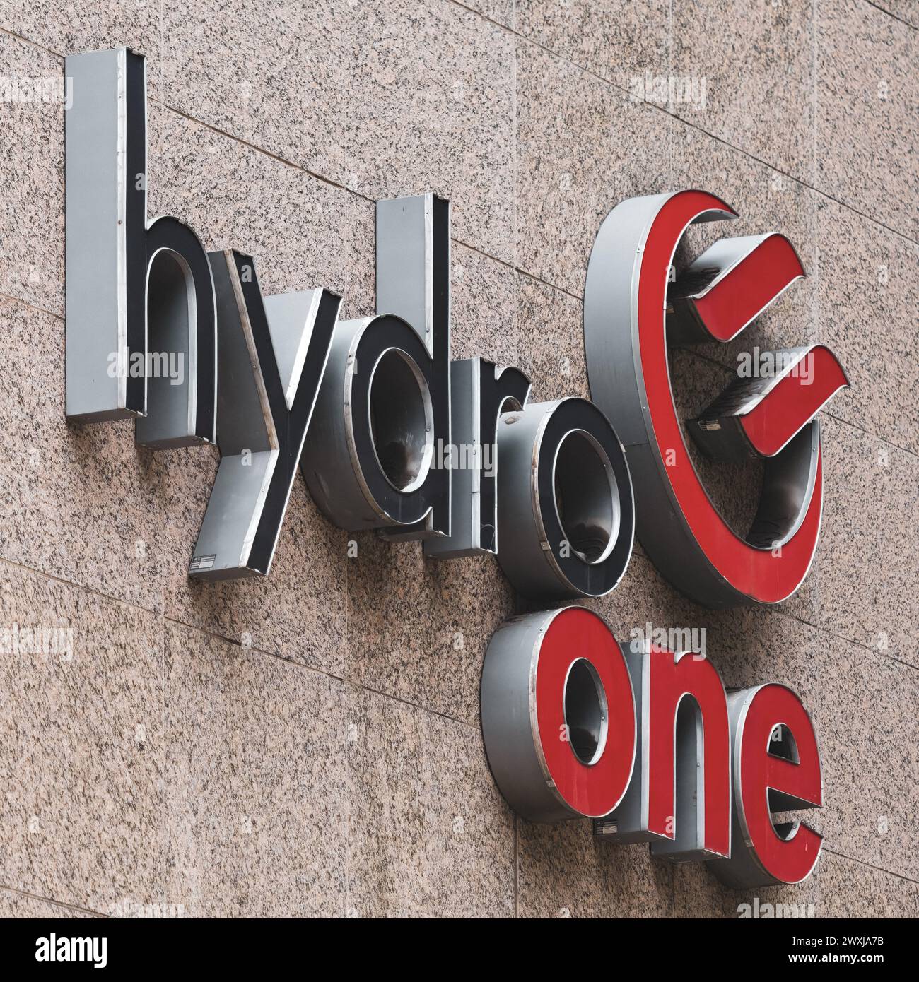 Hydro One logo symbol sign in Toronto, Canada Stock Photo - Alamy
