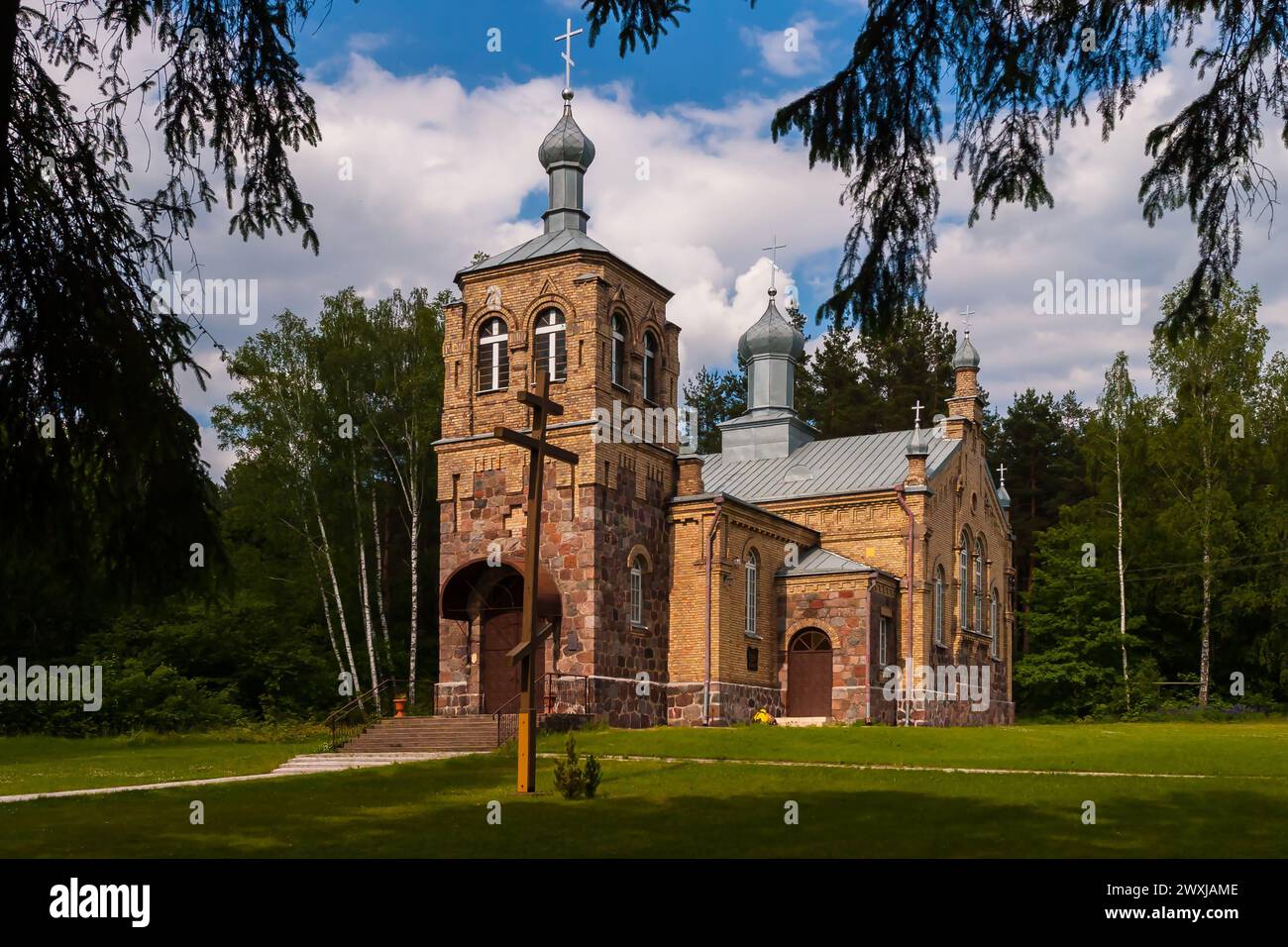 Historic Old Orthodox church in the countryside, Little Orthodox Church ...