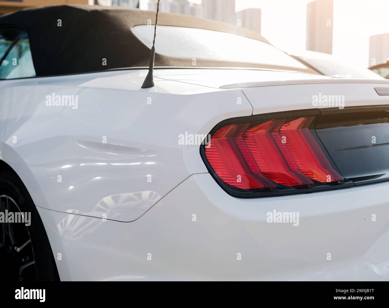 Car rear lights hi-res stock photography and images - Alamy